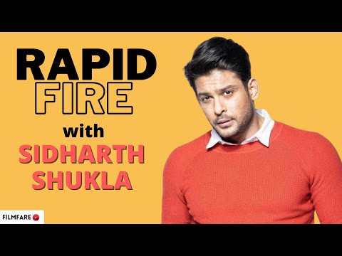 Rapid Fire with Sidharth Shukla | Siddharth Shukla Interview | Filmfare Exclusive