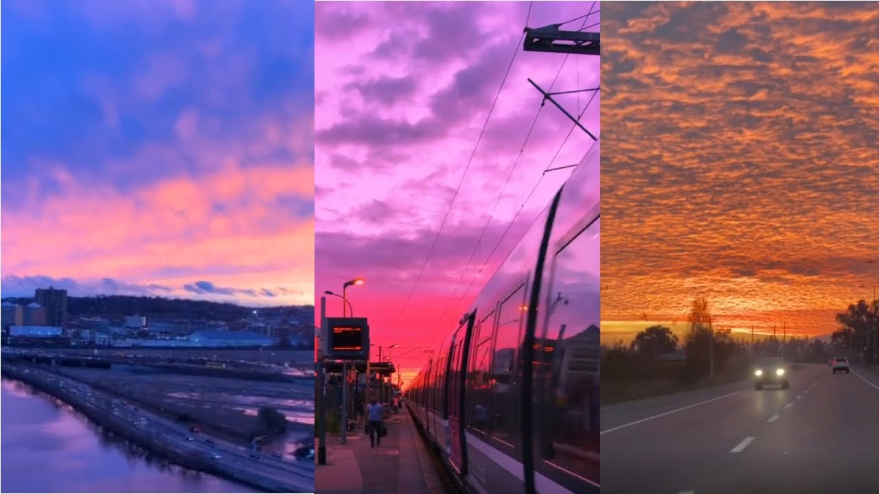 Tiktok most beautiful sunset compilation #7 - YouTube