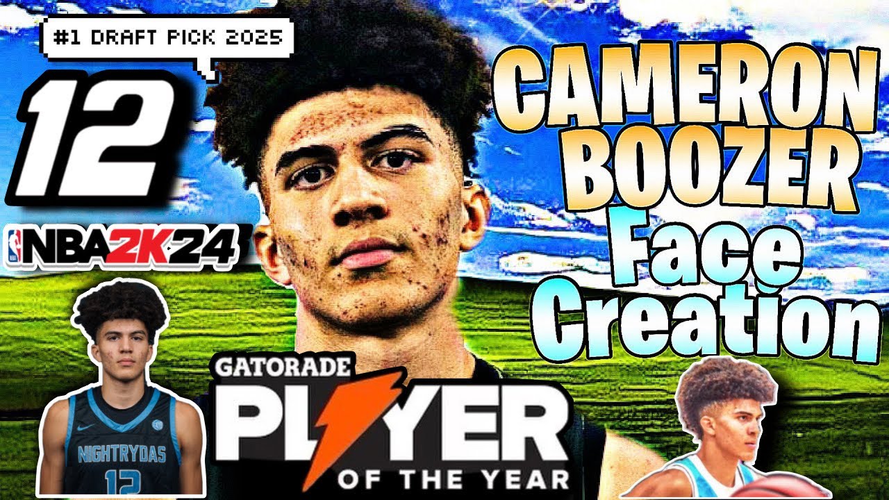 Cameron Boozer Face Creation 2K24 - *BEST* Cameron Boozer Facescan ...