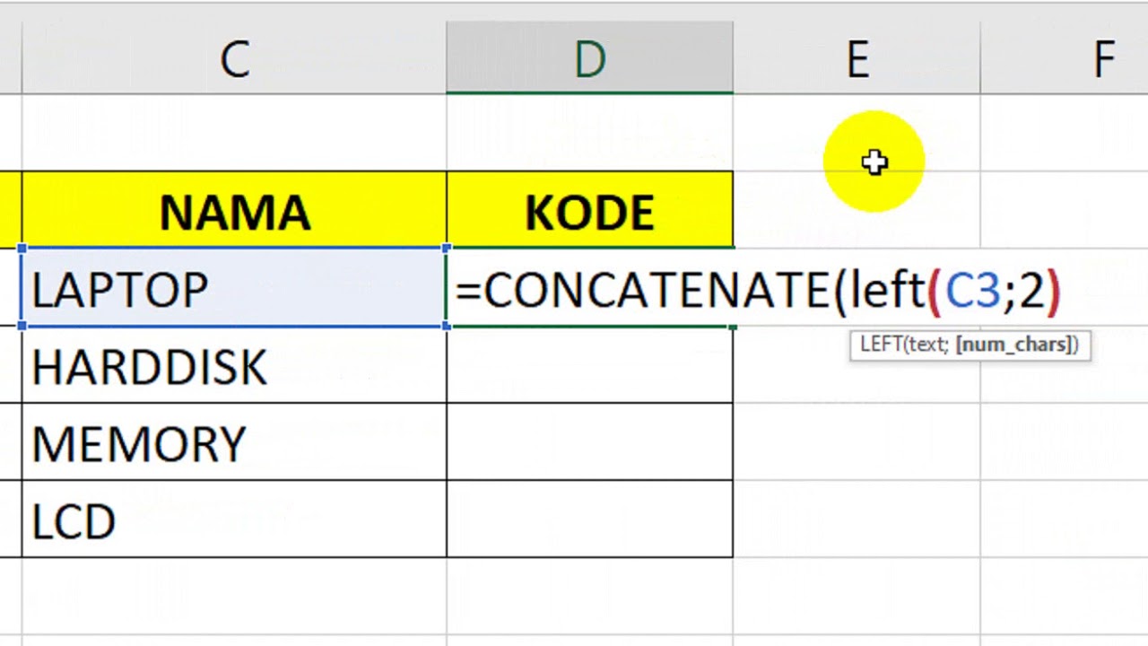 Cara Membuat Kode Counter Di Excel Hongkoong - Riset