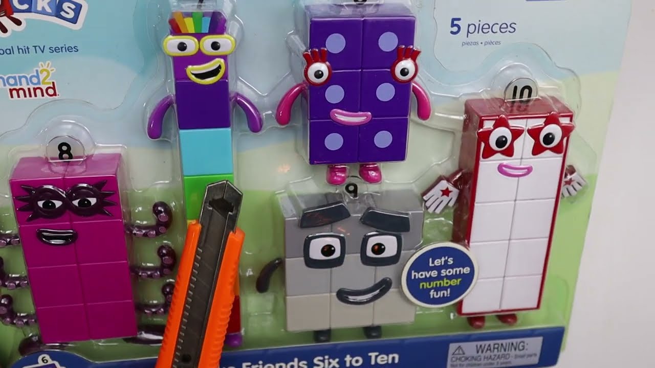 Numberblocks – Unboxing Numberblock Friends 1 to 10 ! Satisfying ASMR ...