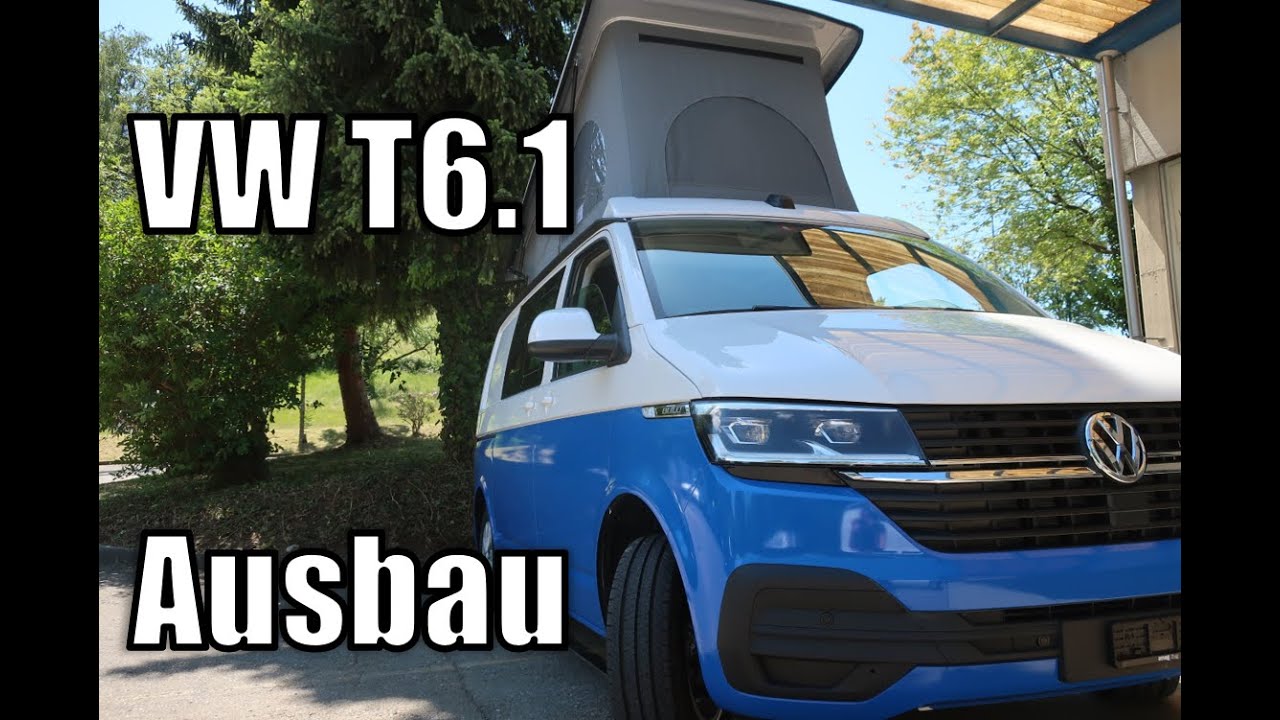 VW T6.1, der professionelle Camper Ausbau - YouTube