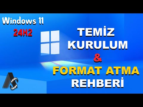 Temiz Kurulum ve  Format Atma Rehberi 2024