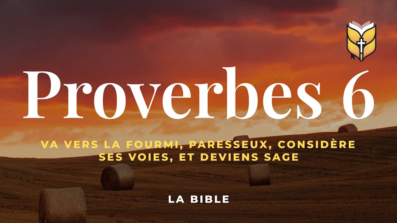 La Bible. Proverbes 6. Louis Segond #BibleVision - YouTube