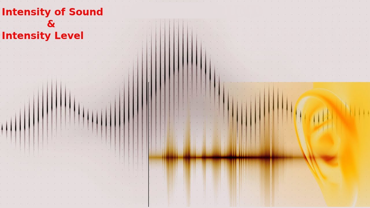 Intensity of Sound and Intensity Level of Sound - YouTube