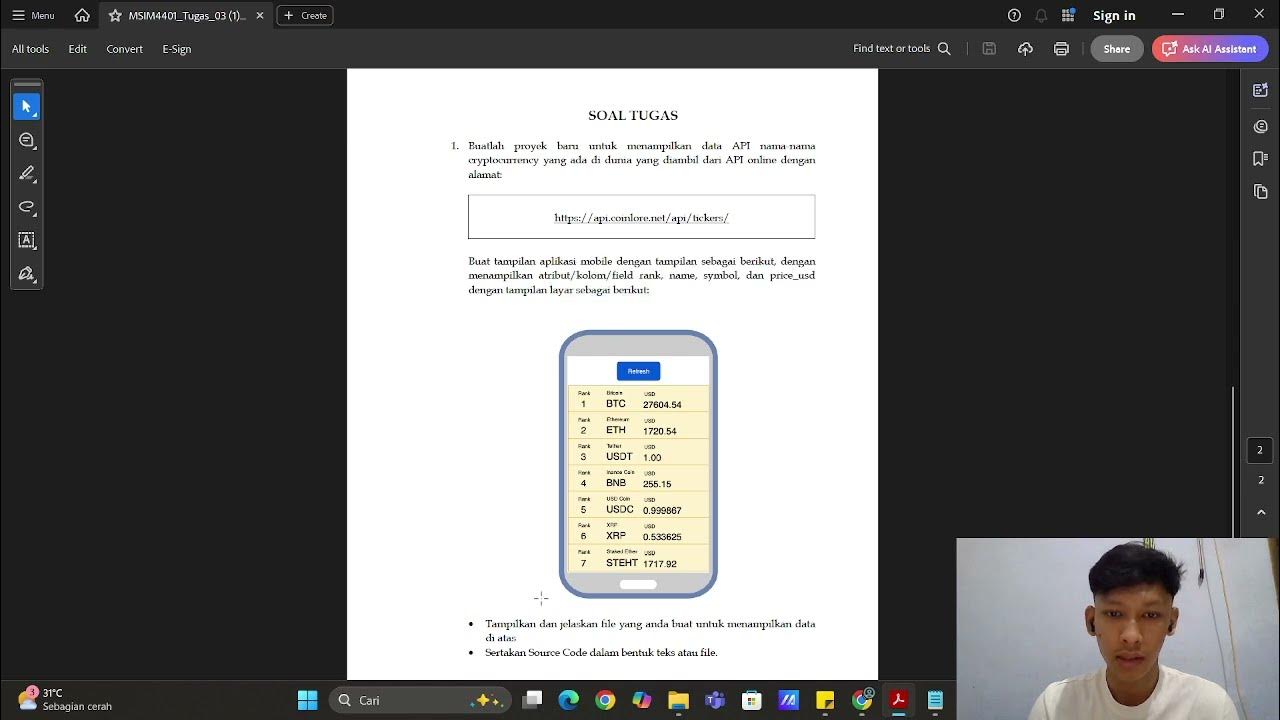 Tugas 3 Pemrograman Berbasis Perangkat Bergerak - YouTube