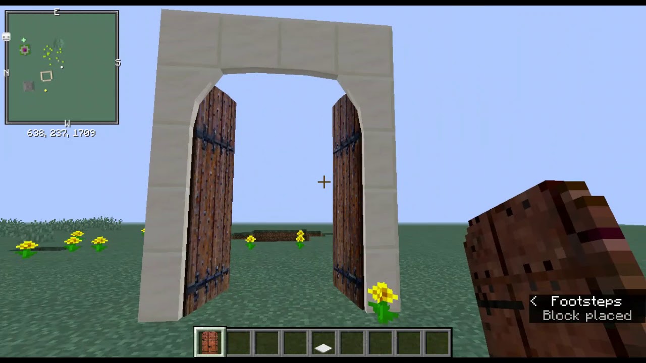 Minecraft Malisis Doors Mod Showcase! - YouTube