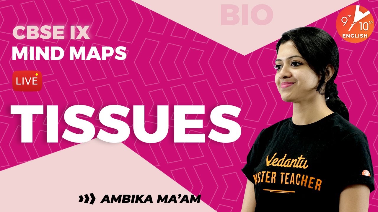 Tissues Class 9 Mind Map | CBSE Class 9 Biology Chapter 6 | NCERT ...