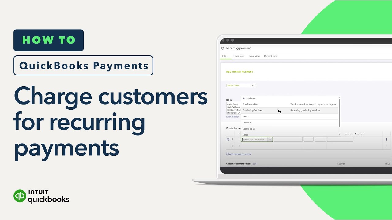 How to charge customers for recurring payments - YouTube