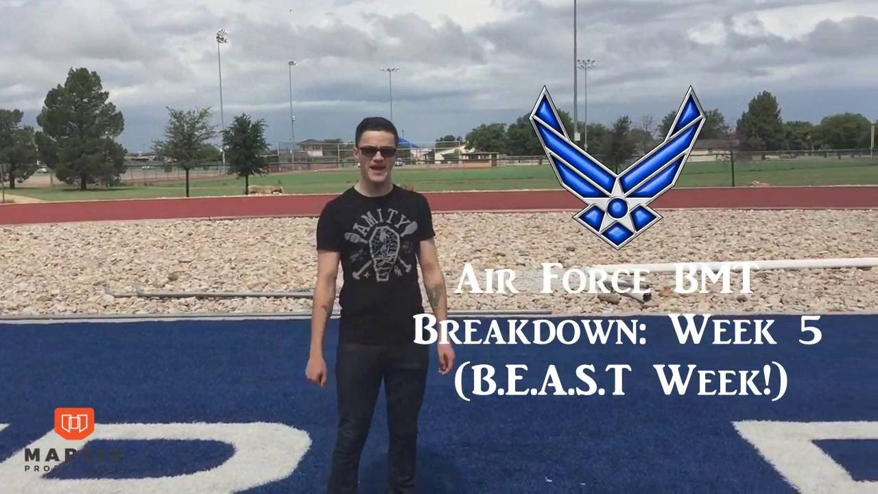 Air Force BMT Week Breakdown: 5th Week (B.E.A.S.T Week) - YouTube