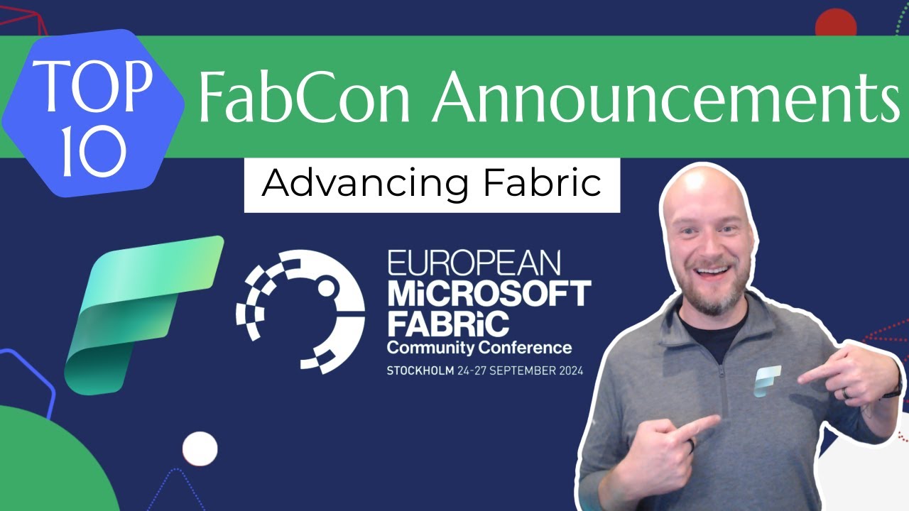 Top 10 FabCon Europe Announcements - Fabric News September 2024 ...