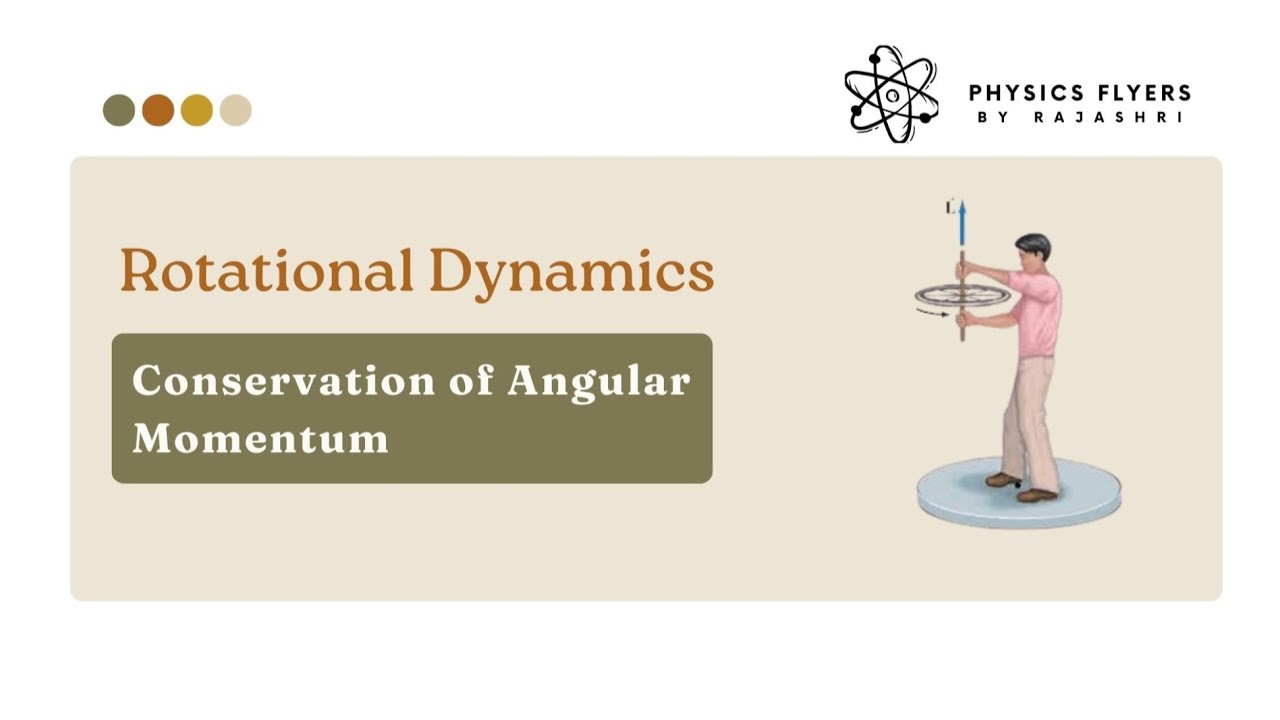 Conservation of Angular momentum ll ROTATIONAL DYNAMIC - YouTube