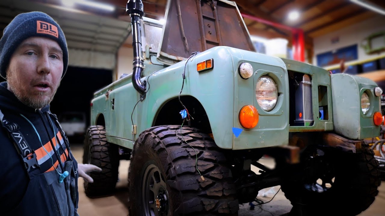 This thing is HUGE! Arctic Land Rover Build episode 3 - YouTube