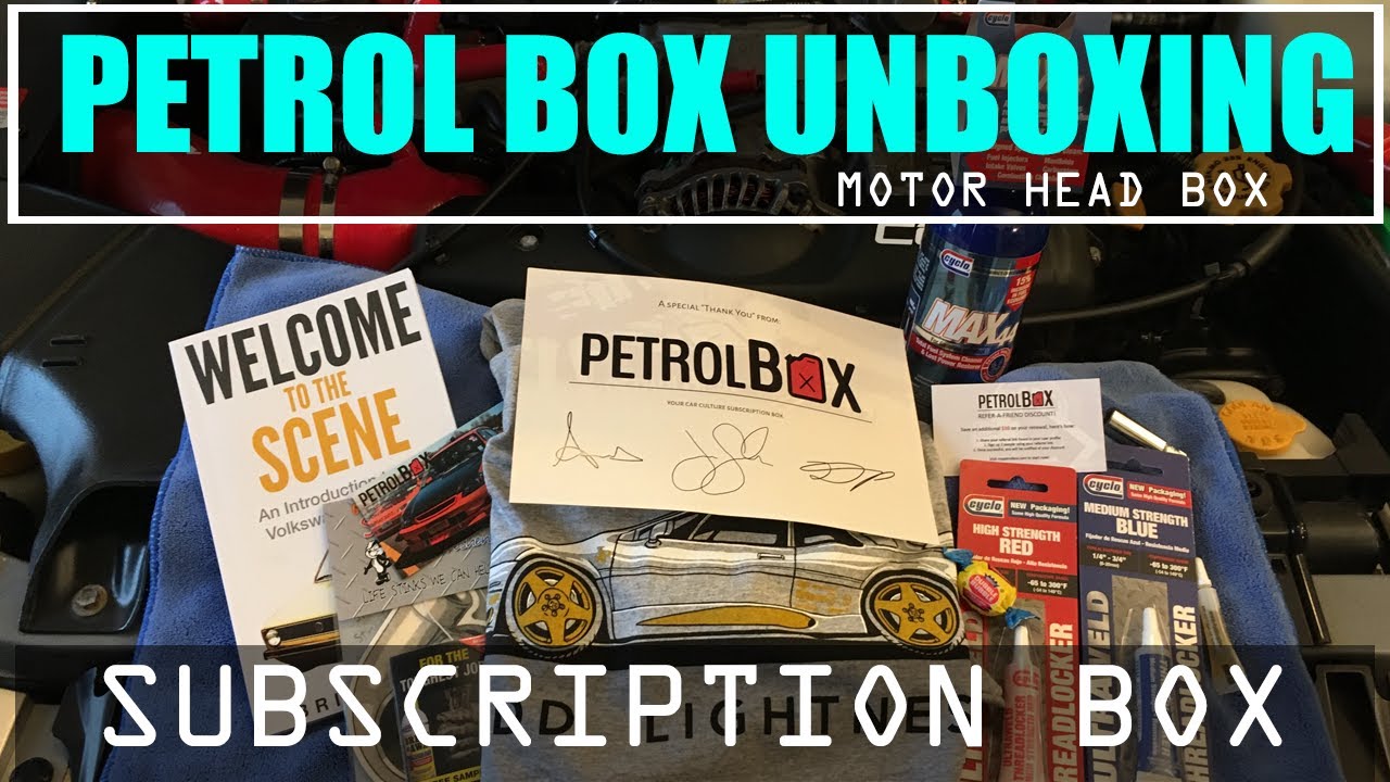 Petrol Box May 2017 - Subscription Box UnBoxing - YouTube