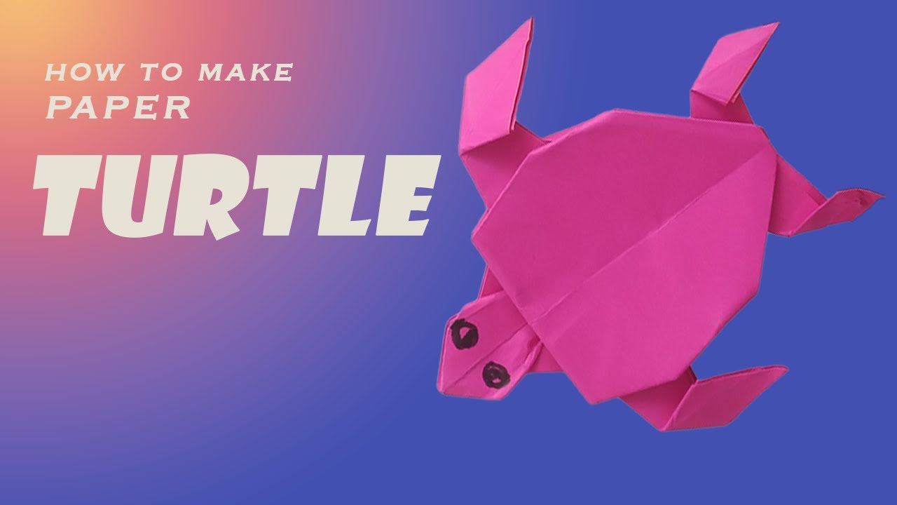 Origami Turtle - How To Make an Origami Turtle / Easy Paper Turtle ...