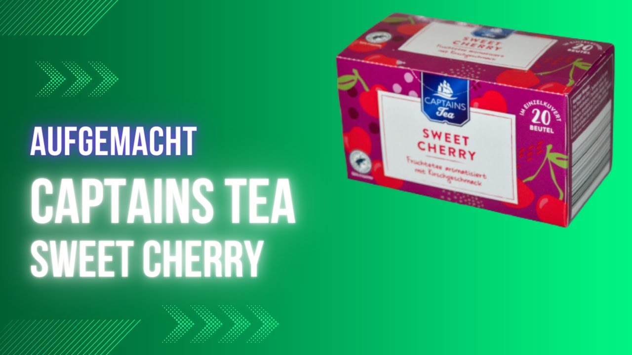Fertiggekocht: Captains Tea Sweet Cherry Kirschtee 2023 - YouTube
