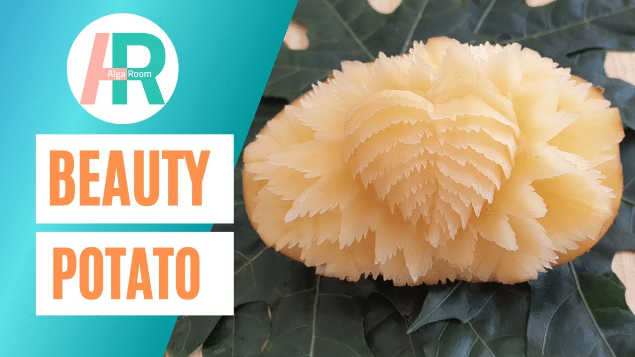 Art of Potato Carving || Seni Carving dari Kentang - YouTube