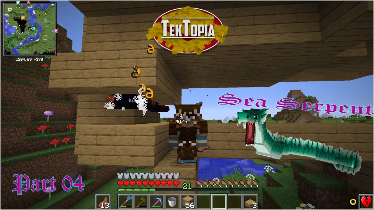 Minecraft Tektopia Mod ធ្វើ Farm EP /Minecraft Mod Part 4 - YouTube