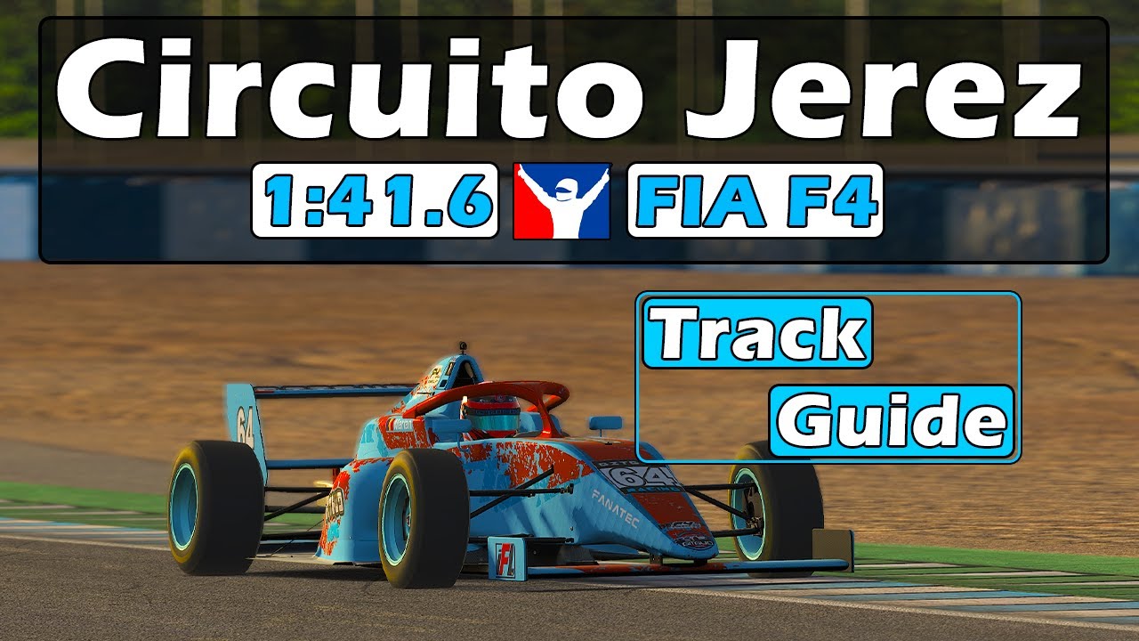iRacing F4 Circuito de Jerez Track Guide FIXED - 1:41.6 - 2024 Season 1 ...