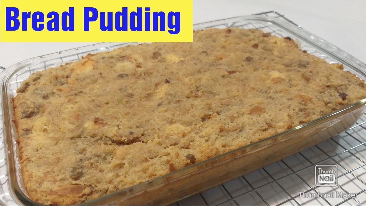 Bread Pudding (Quick and Easy Recipe) - YouTube