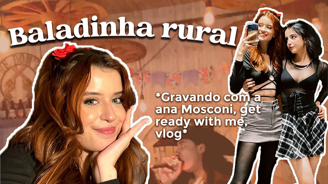 VLOG #4 - Festinha junina e gravação na Ana mosconi - YouTube