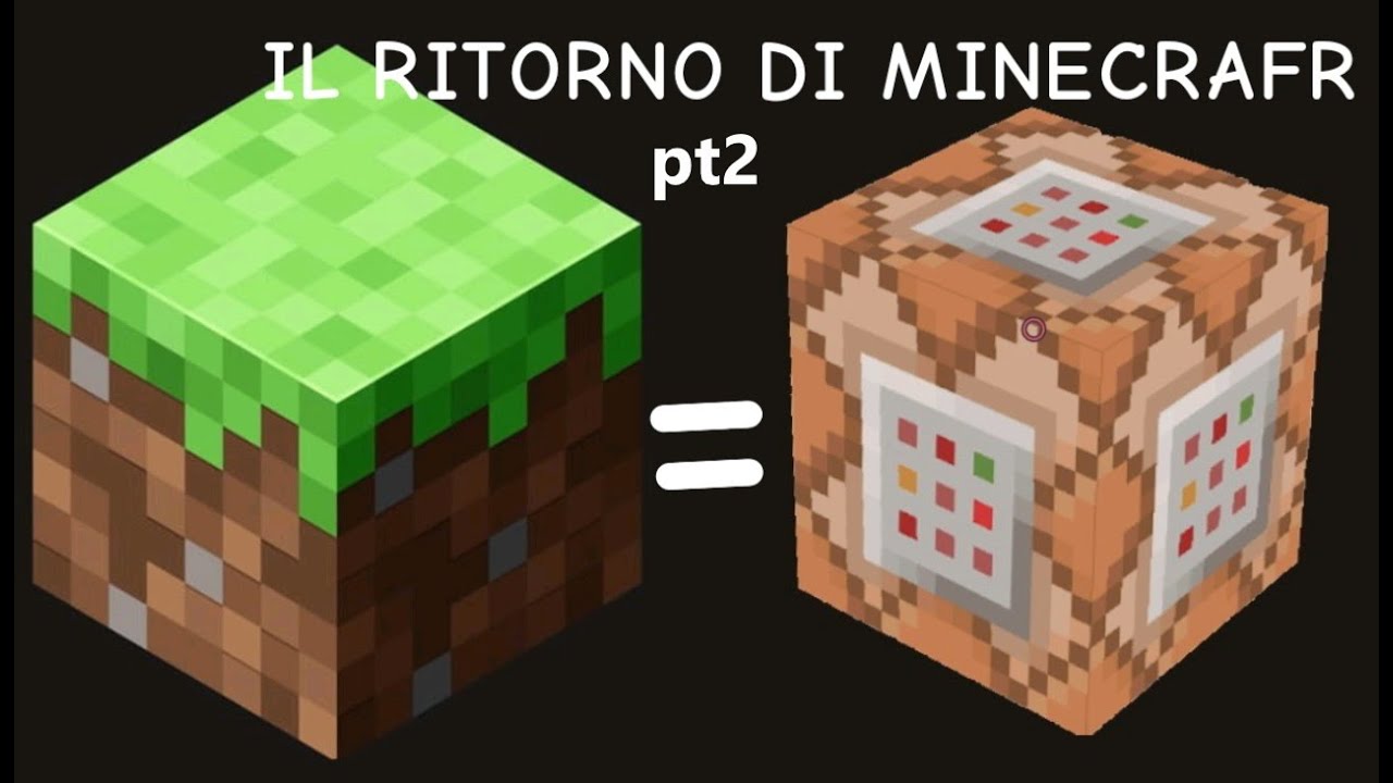 IL RITORNO DI MINECRAFT PT2 COMANDI - YouTube