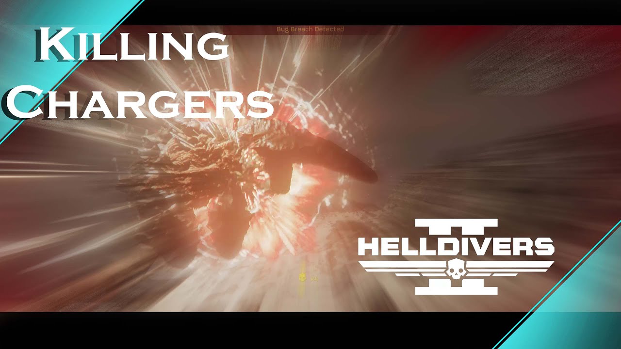 Helldivers 2 killing Chargers - YouTube