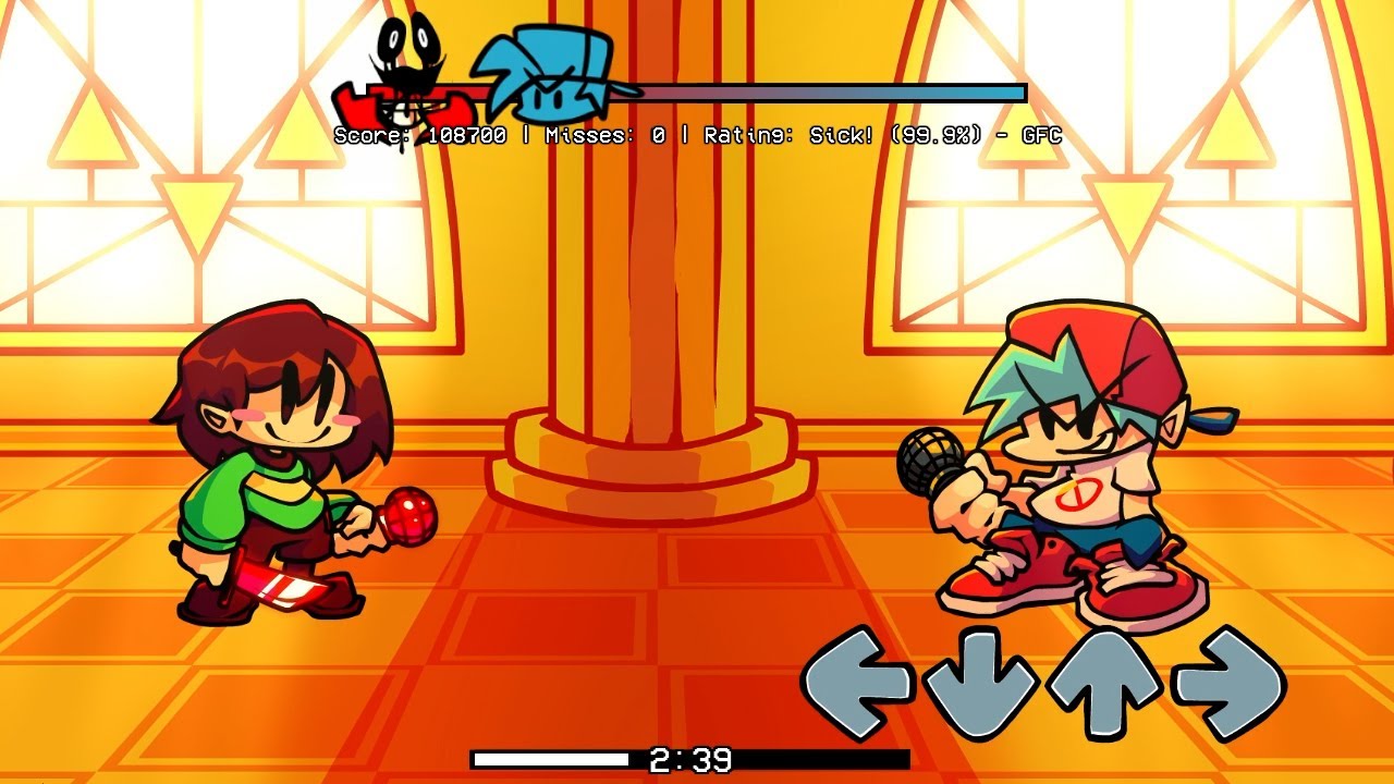 FNF - Vs Chara 2.0 - Fallen (by TaeSkull) - [FC/4k] - YouTube