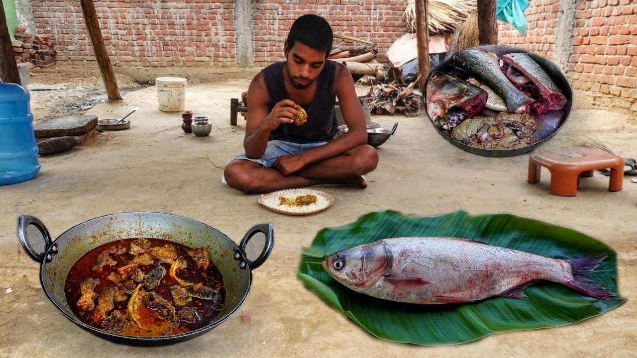 घर के तरीके से बनाये ब्रिगेड मछली रेसिपी || brigade fish curry cooking ...