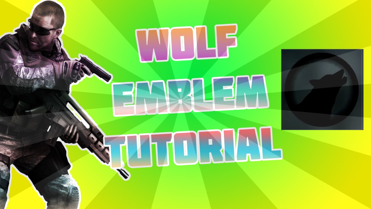 Advanced Warfare-Wolf Emblem Tutorial (EASY) - YouTube