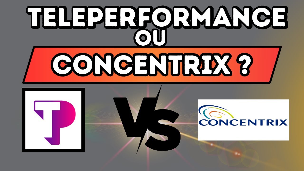 TELEP vs CONCENTRIX - Comparatif des ratios - YouTube
