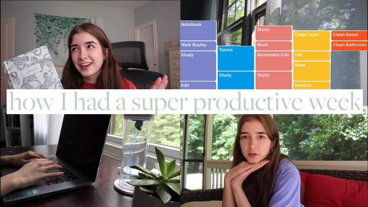 🗓 Planning Out My Entire Day by the Minute for a Week Straight... - YouTube