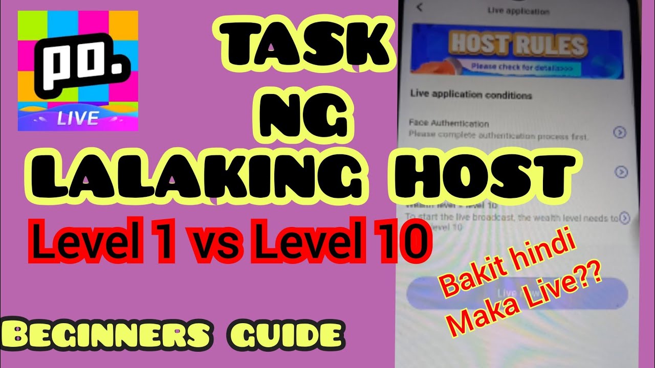 TASK NG LALAKING HOST SA POPPO||FOR NEWBIES GUIDE - YouTube