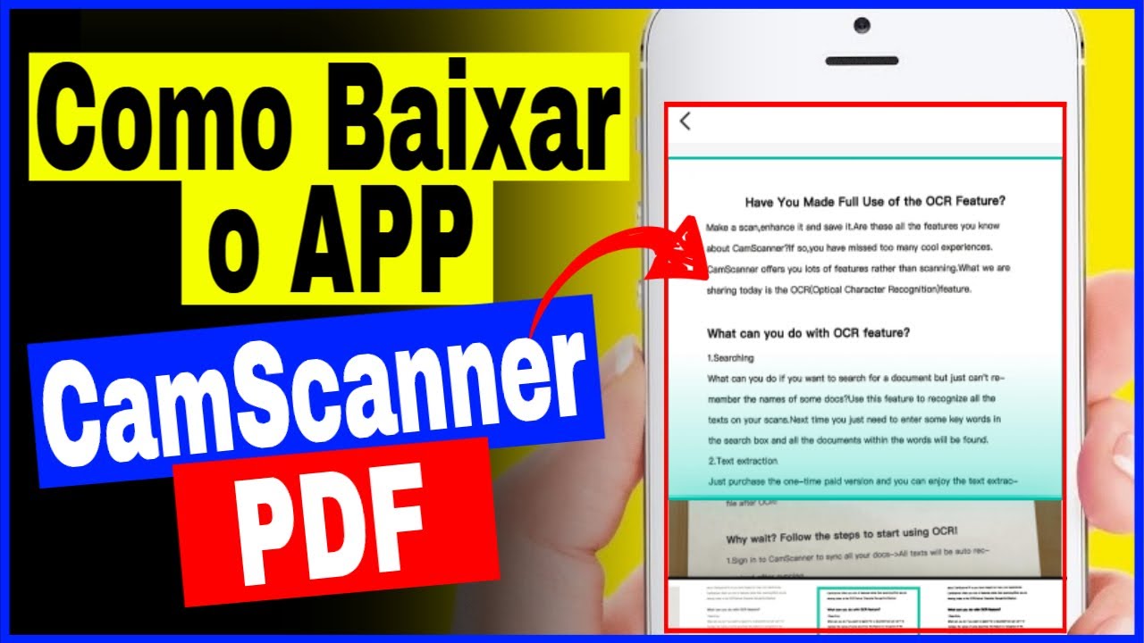 CamScanner PDF | Como Baixar e Usar o App CamScanner no Celular - YouTube