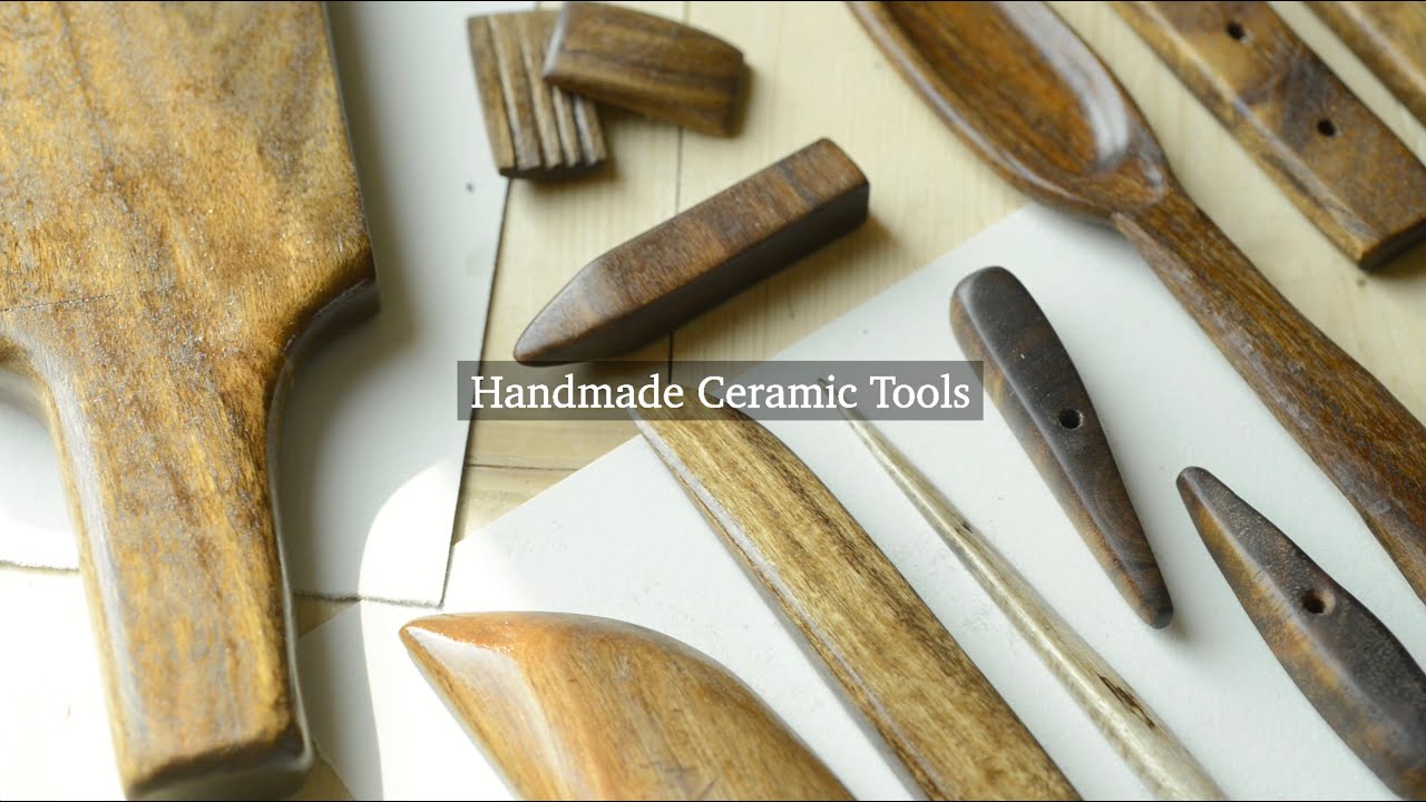 Ceramic ASMR - Handmade Ceramic Tools (Part One - Making of the Tools ...