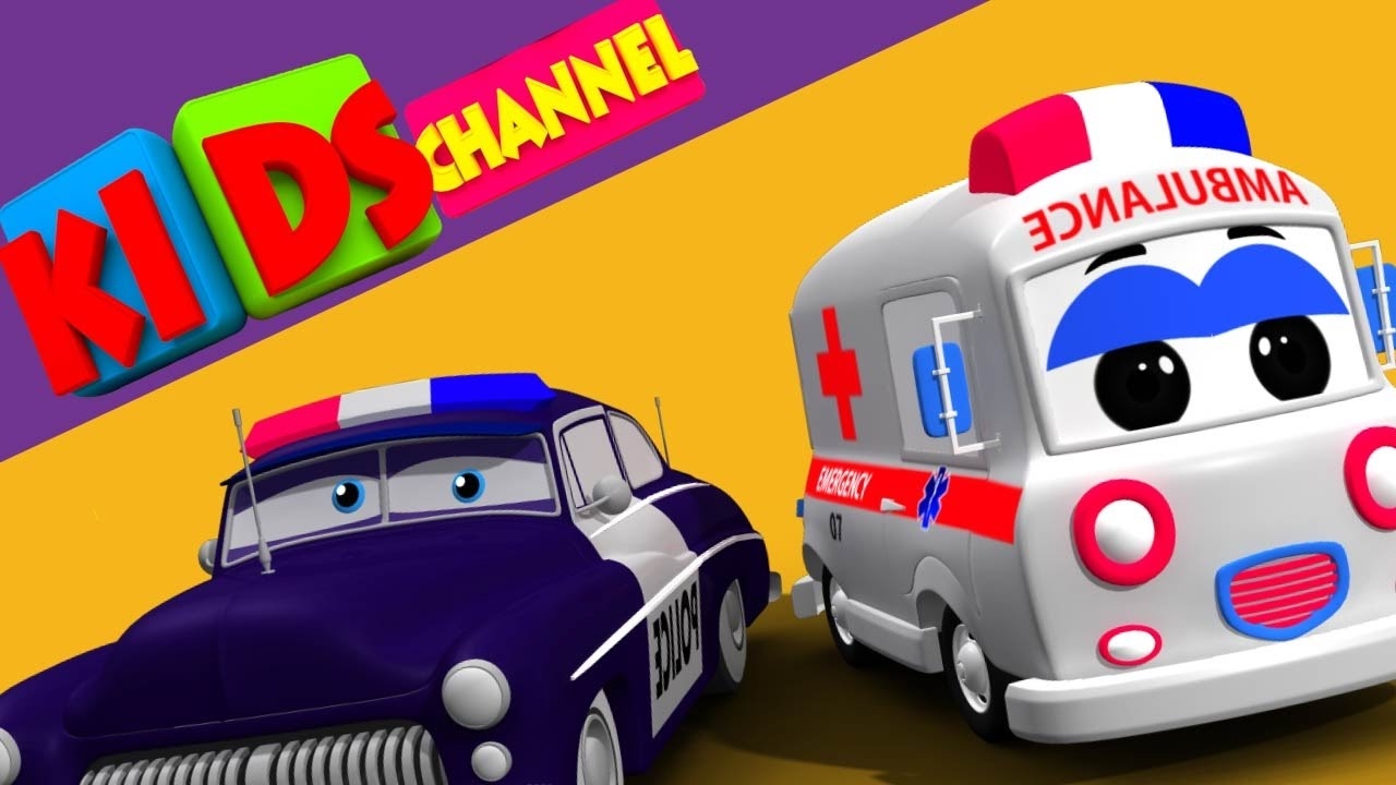 Police Car And Ambulance | Formation & Uses | 3D Video For Kids - YouTube