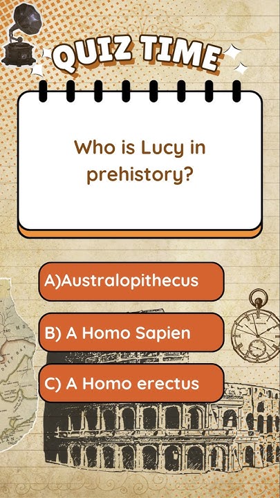 Quiz Prehistory Edition, part 3, #love #quiz #quizetime #education ...