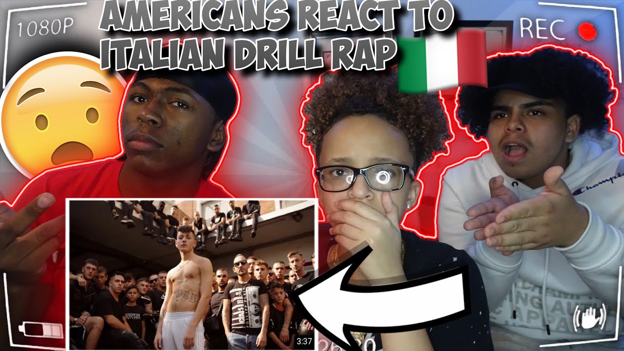FOR THE FIRST TIME AMERICANS REACT TO ITALIAN DRILL RAP🇮🇹🔥 - YouTube