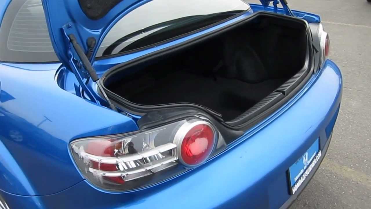2004 Mazda RX-8, Blue - STOCK# H2089 - Trunk - YouTube
