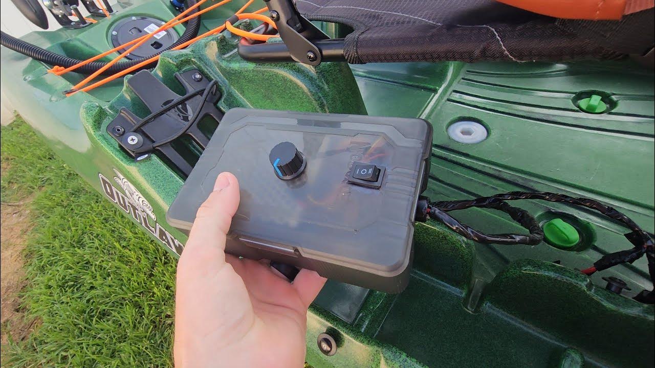 outlaw 11.5 kayak with pwm controller - YouTube