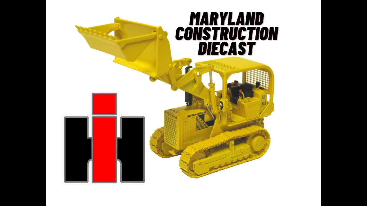 International IH 175 Trackloader 1/50 Scale Diecast Model by First Gear ...
