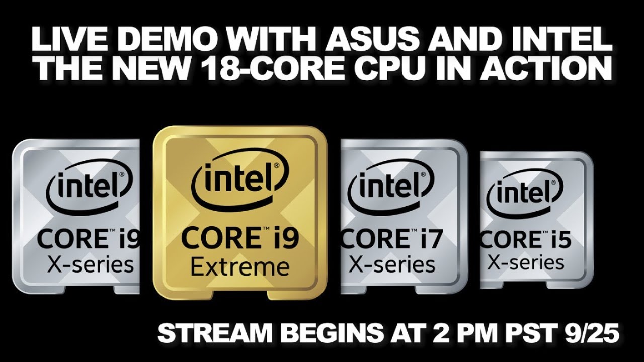 Newegg Studios Live: The New 18-Core CPU in Action with Intel and ASUS ...