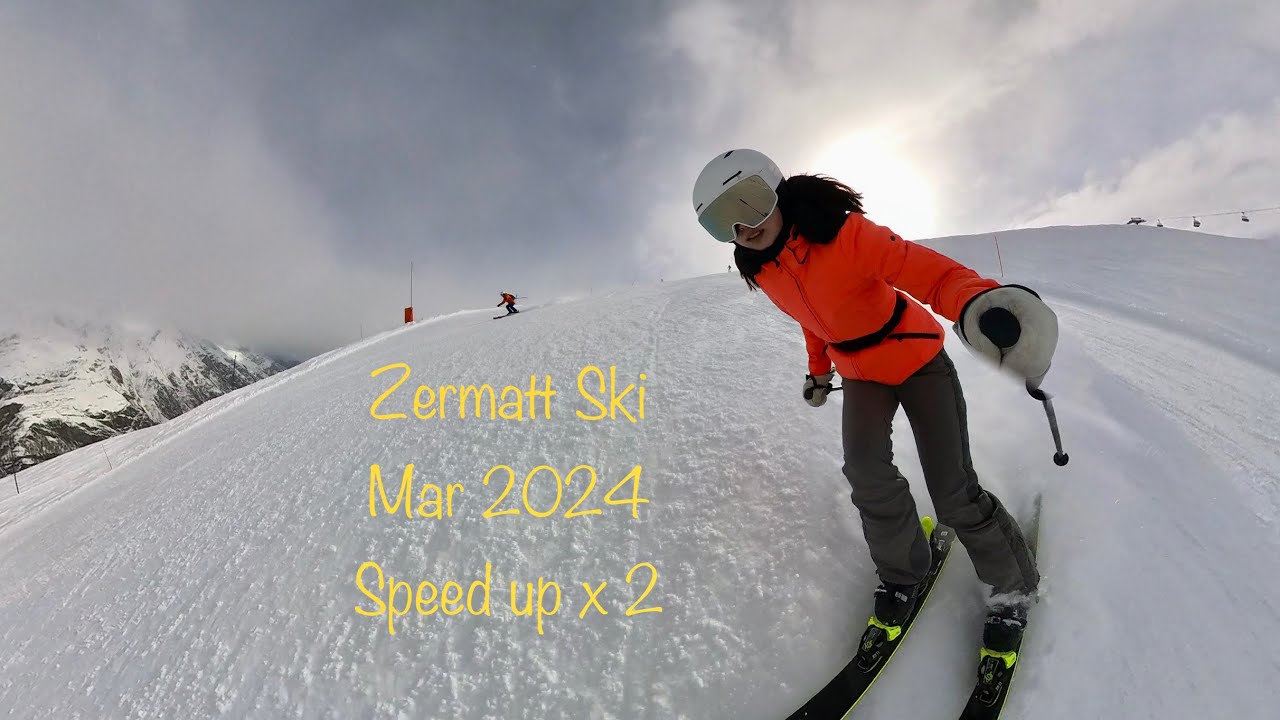 Zermatt - Mar 2024- spring ski - RBE Schweigmatten-Furi - YouTube