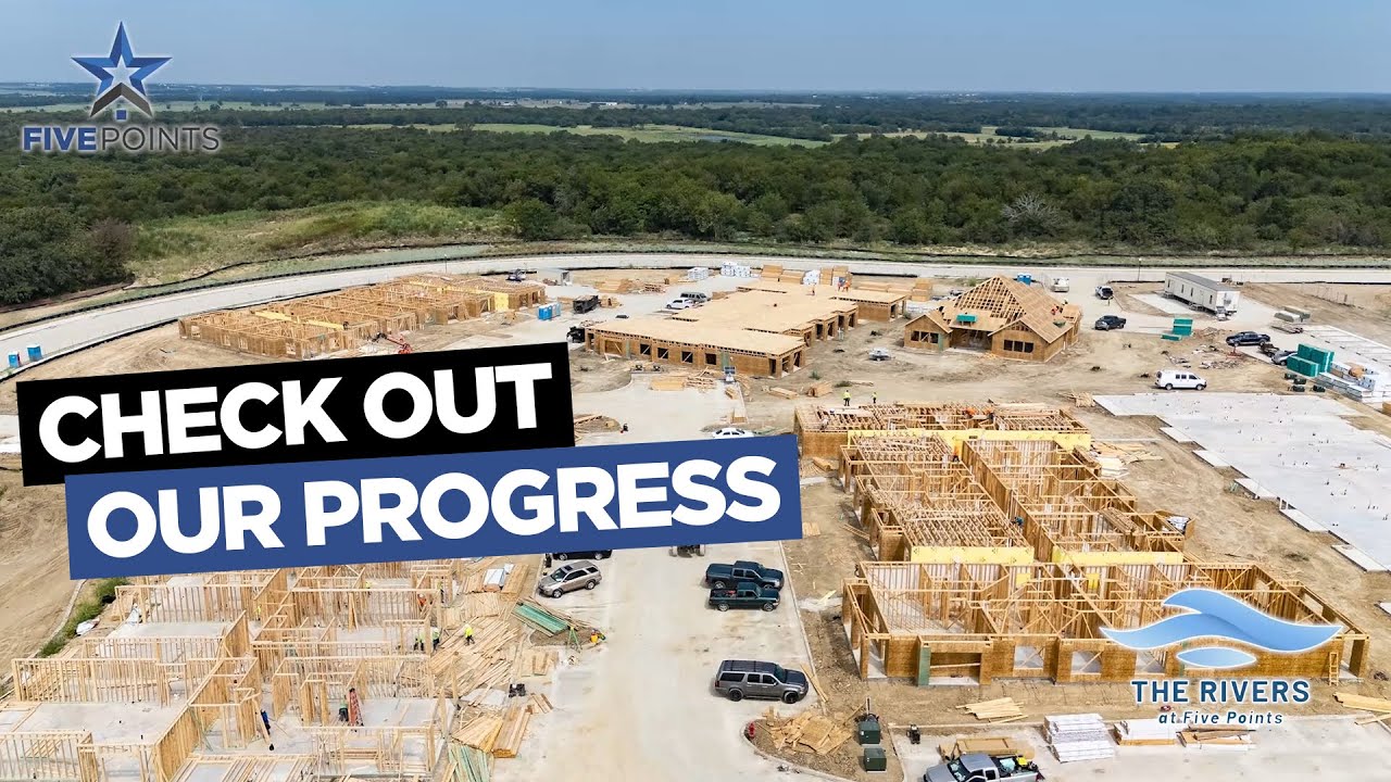 The Rivers at Five Points (Kaufman, TX) - Progress Video - YouTube