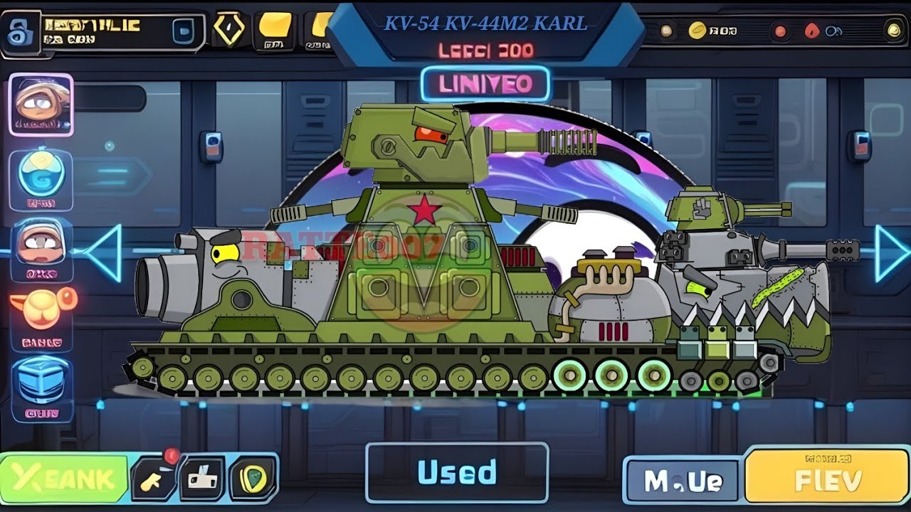 Tank Combat War Battle New Tank KV -54M2 KV-44M2 KARL FUSION Coming ...