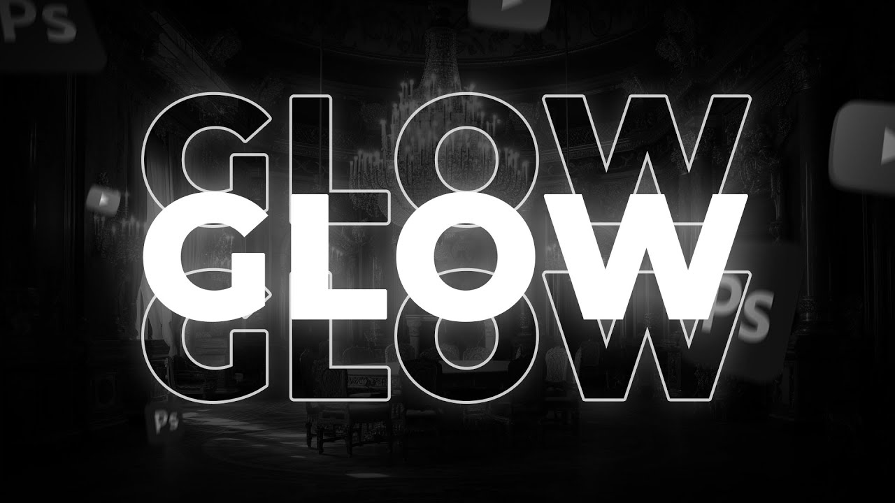 How to Make Glow text effect in Photoshop? 🎨🔥 - YouTube