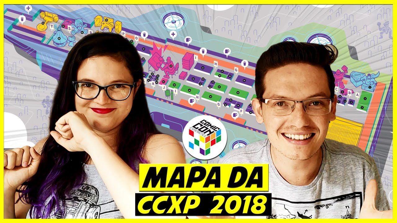 ANÁLISE DO MAPA DA CCXP 2018! 📌 | DICAS DE SOBREVIVÊNCIA - YouTube