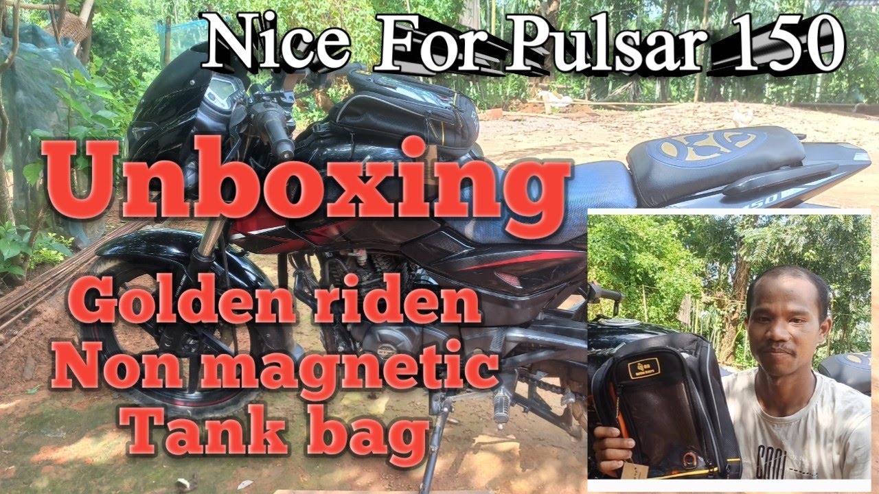 Unboxing golden rider zen non magnetic tank bag | Waidith Koksi - YouTube