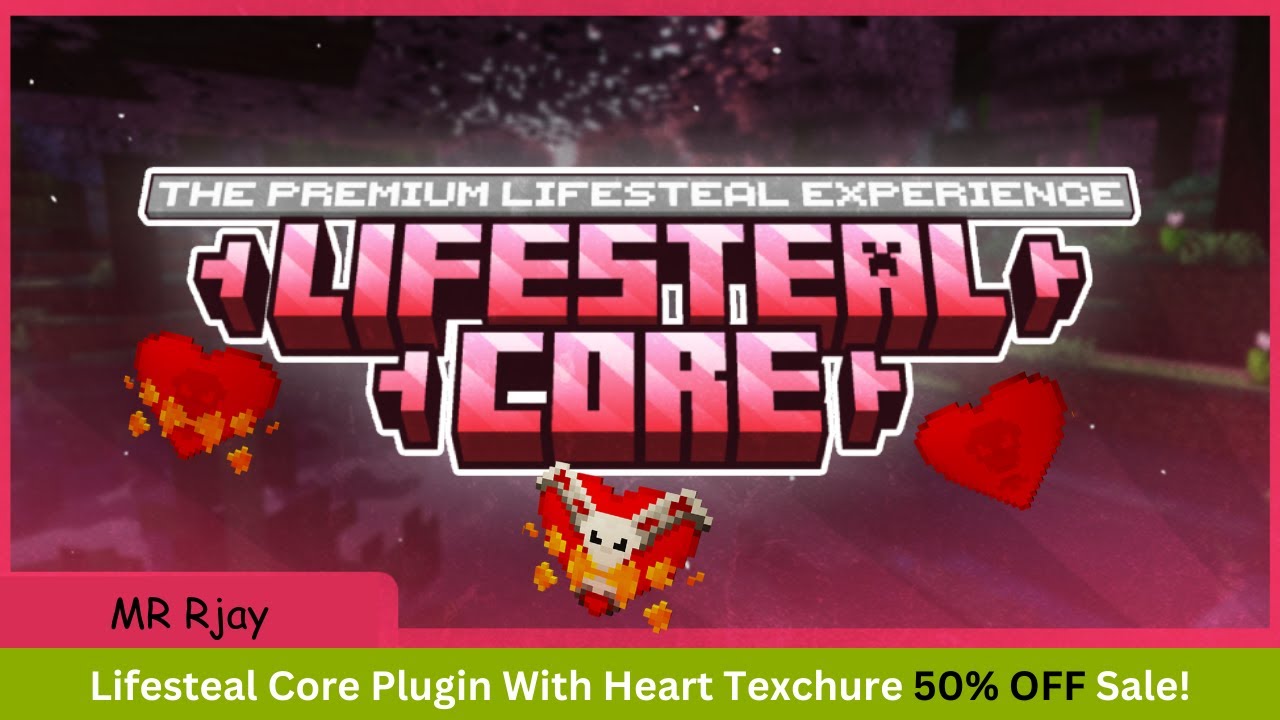 Life Steal Core plugin With Heart Texure 50% OFF Sale - YouTube