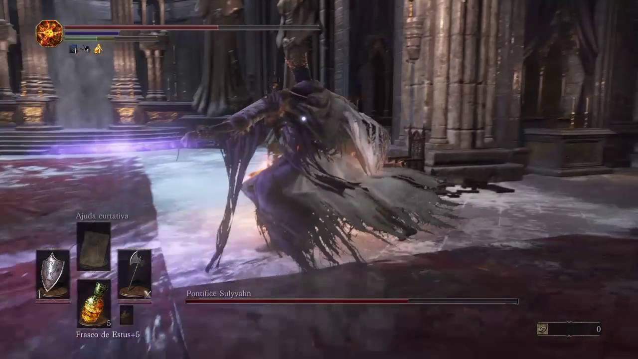 Dark Souls 3 - Boss Pontífice Sullivan - YouTube